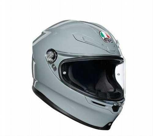 Мотошлем AGV K-6 mono nardo gray