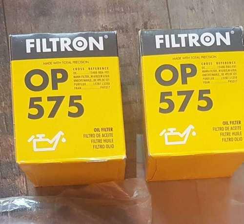 Фильтр масляный Filtron OP575 Mazda/Honda/Nissan