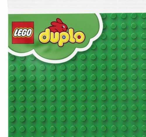 Лего дупло Lego duplo зеленая пластина