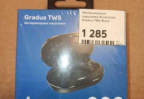 Беспроводные наушники Accesstyle Gradus TWS Black