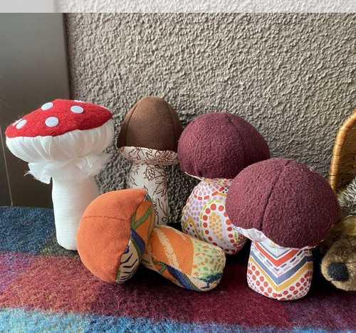 Грибочки из ткани