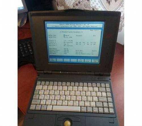 Раритетный ноутбук 486 SX-40