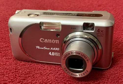 Стильный фотоаппарат Canon PowerShot A430
