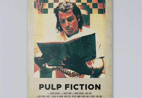 Интерьерная картина "Туалет" Pulp Fiction