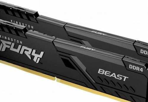 Модуль памяти Kingston Fury Beast Black DDR4 - 2x