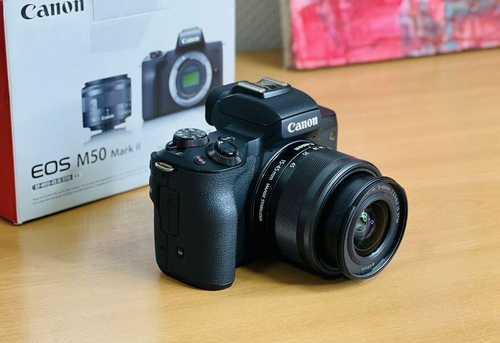 Фотоаппарат Canon EOS M50 mark II собъективом, RUS
