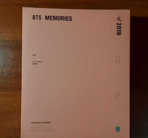BTS memories OF 2019 DVD + шоппер/коврик