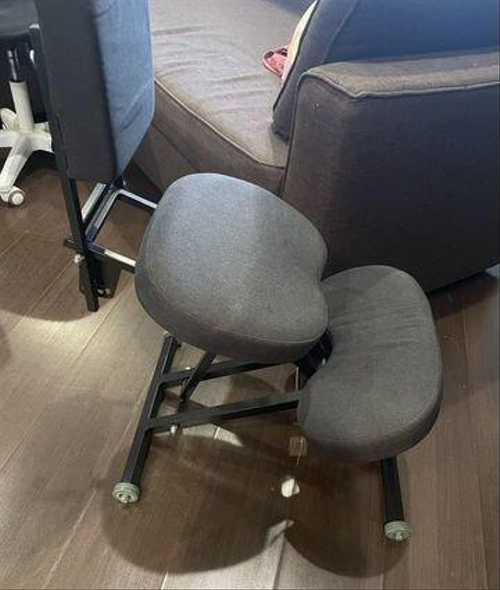 Ортопедический коленный стул «Богатырь» со спинкой