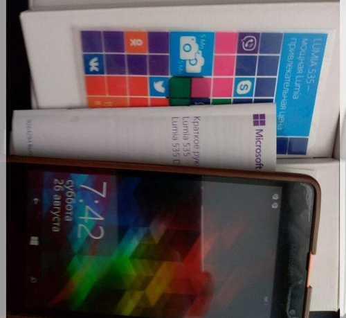 Телефон Microsoft lumia 535 Dual SIM