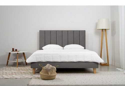 Кровать Скаун 160 Velvet Grey
