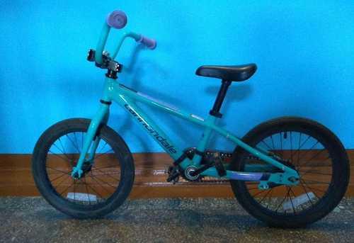 Детский велосипед cannondale 16 kids trail ss