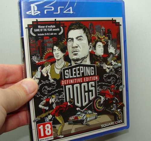 Sleeping Dogs Definitive Edition PS4 Диск Новый