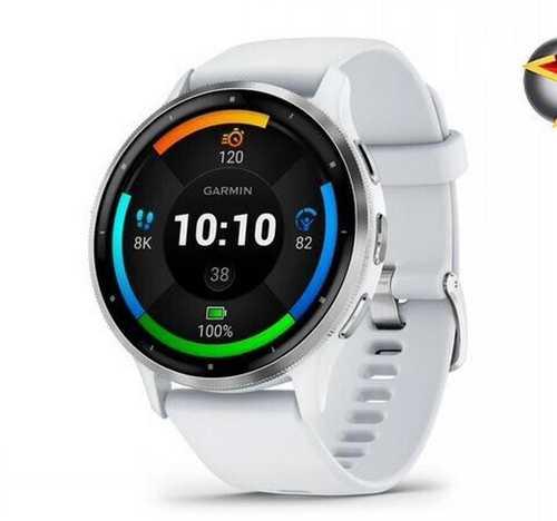 Часы Garmin Venu 3 Silver Whitestone