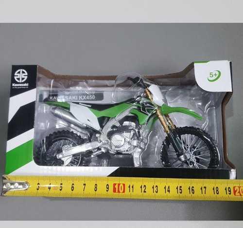 Модель мотоцикла 1 :12 kawasaki KX450
