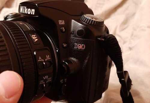 Фотоаппарат Nikon d90 пробег 34к