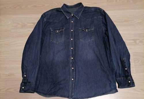 Рубашка джинсовая мужская 54-56