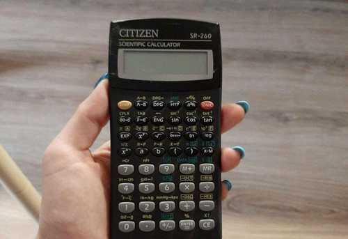 Калькулятор citizen sr-260