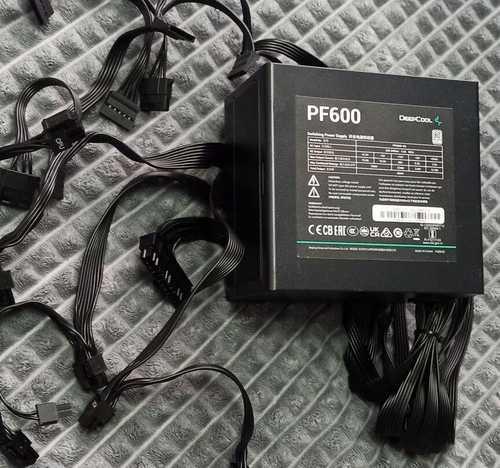 Блок питания deepcool pf600 600w