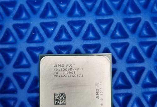 Процессор AMD FX4300 4/4 3.8 ггц