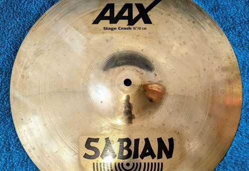 Тарелка Sabian AAX Stage Crash 16"