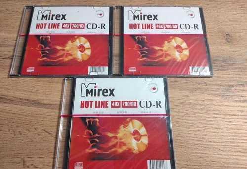 Болванки CD-R Mirex Hot Line 48x 700/80 новые