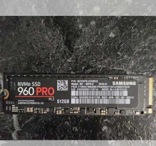 SSD M.2 NVMe Samsung 960 PRO