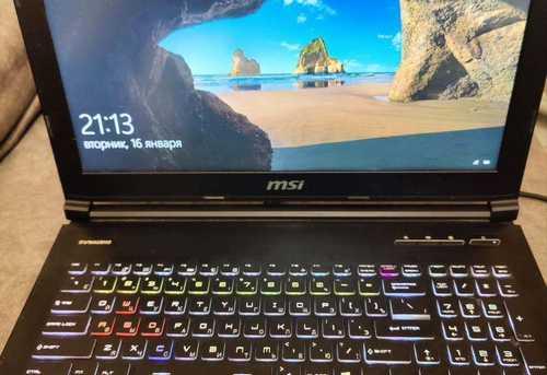 MSI gt63 titan, i7, GTX 1070 8g, 16ddr, m2 +hdd