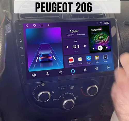 Магнитола Peugeot 206 3 TS7Pro 2/32 Android