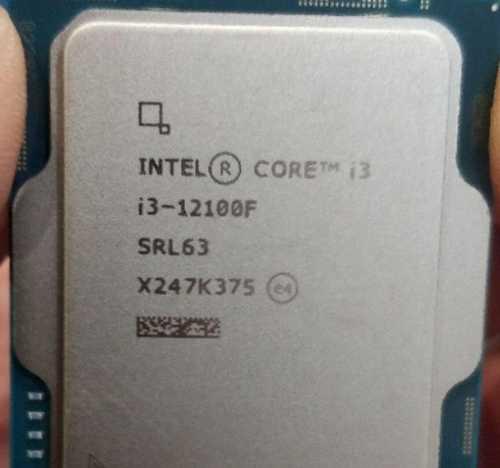 Процессор intel core i3 12100f