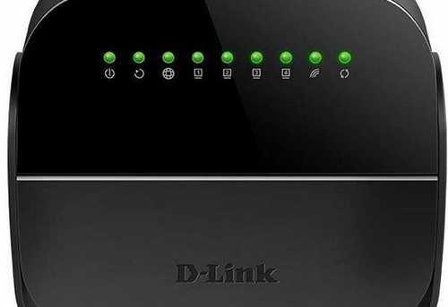 Wi-Fi роутер D-Link DSL-2640U/R1A, N150, adsl2+, ч