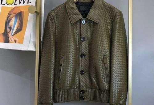 Новая коллекция, кожаная куртка Bottega Veneta
