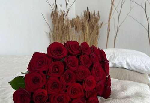 31 красная роза 60 см