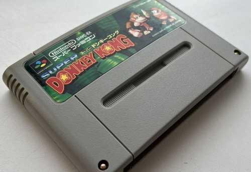 Donkey Kong Country картридж Super Famicom
