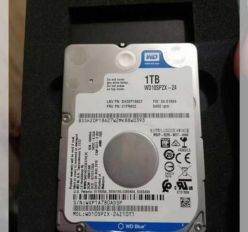 Жесткий диск hdd WD для ноутбука 1 tb