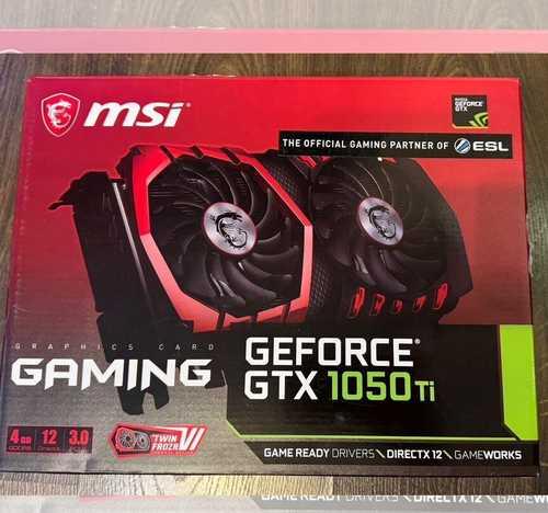 Видеокарта MSI Nvidia GeForce GTX 1050 TI