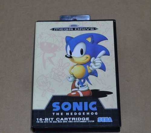 Картридж Sonic the Hedgehog 1 Sega Сега Оригинал