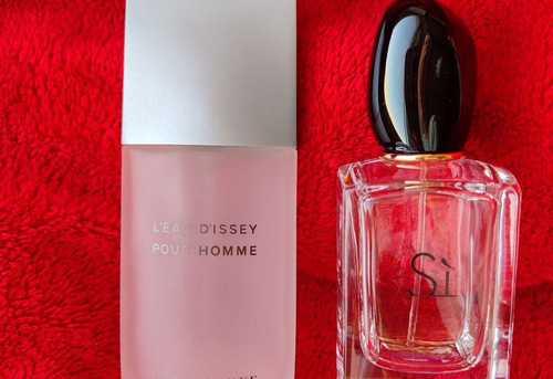 Флаконы от духов Si Giorgio Armani Issey Miyake