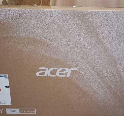 23,8 Монитор Acer V247YEbiv черный 100Hz 1920x1080