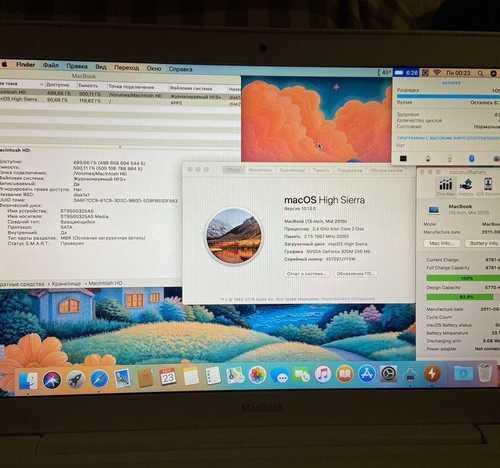 MacBook A1342 Mid 2010 SSD+HDD