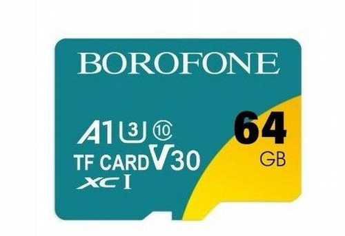 Карта памяти microSDxc TF 64GB BoroFone (Class10)