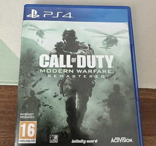 Call of duty modern warfare remastered ps4