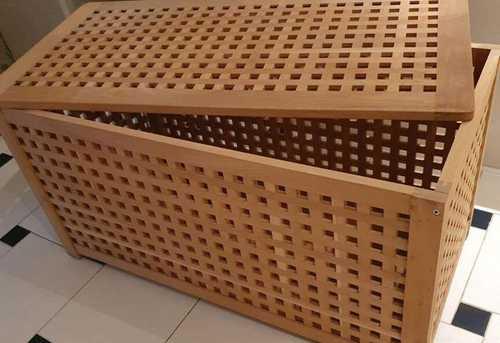 Короб ящик сундук для хранения IKEA деревянный