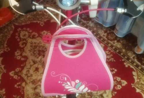 Велосипед для девочки и самокат