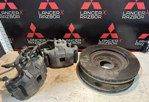 294 увеличенные тормозные диски суппорта Lancer 10