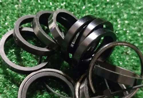 Проставочные кольца в рулевую 1/8 карбон алюминий