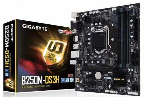 1151 Gigabyte B250M-DS3H+G3930+4Gb DDR4