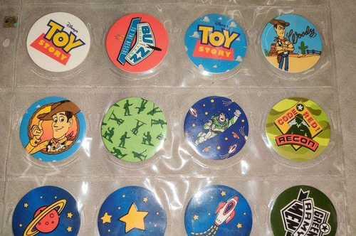 Фишки Toy Story Pog полная коллекция. Сотки