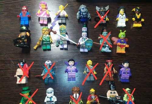 Lego minifigures разных серий