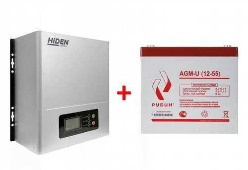Ибп Hiden Control HPS20-0612N + Рубин AGM-U 12-55