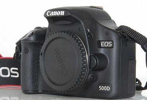 Зеркальный фотоаппарат canon 500д